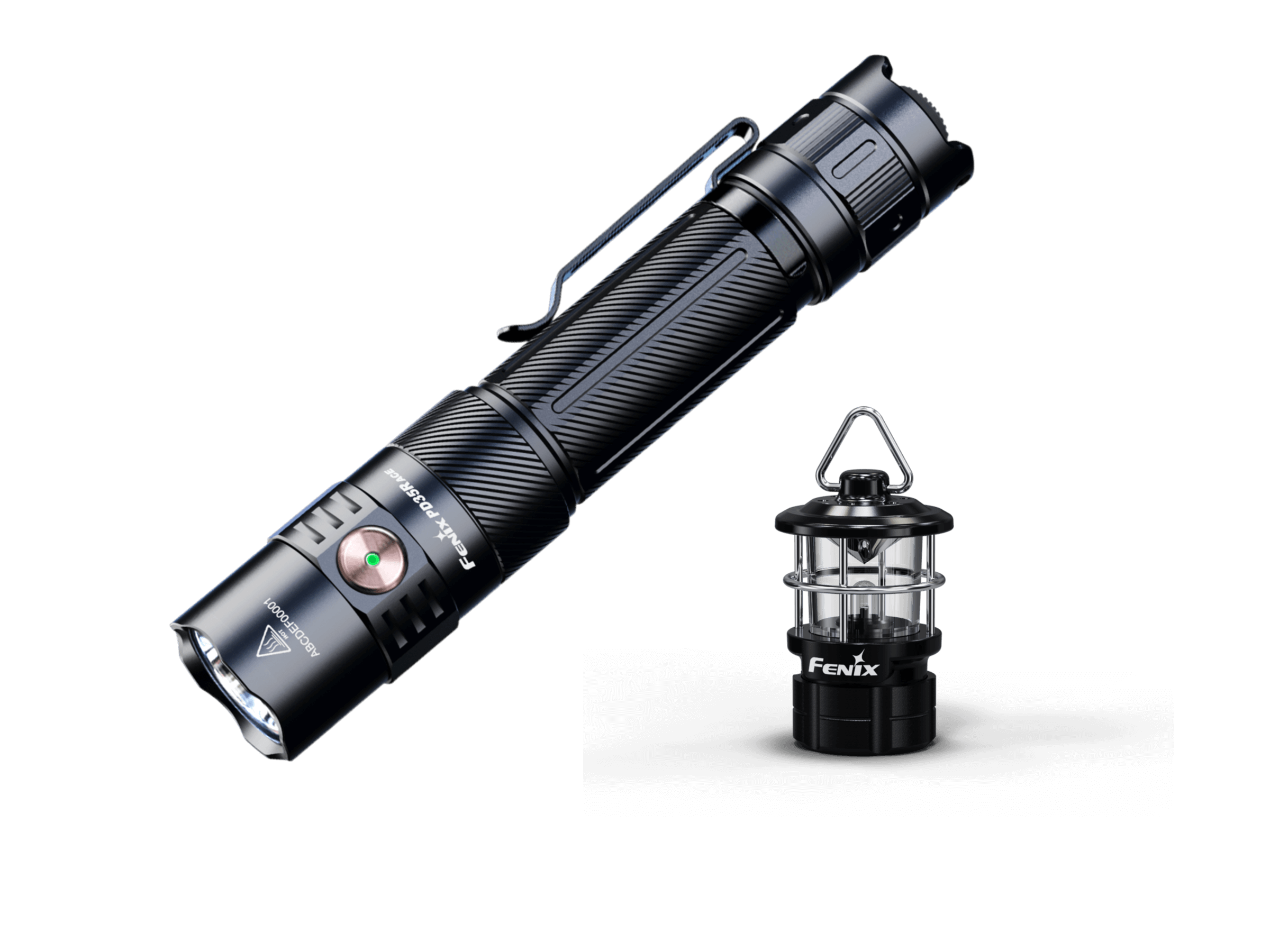 Fenix PD35R ACE Multi-mode Tactical Flashlight + FREE CL01 Mini Lanter ...